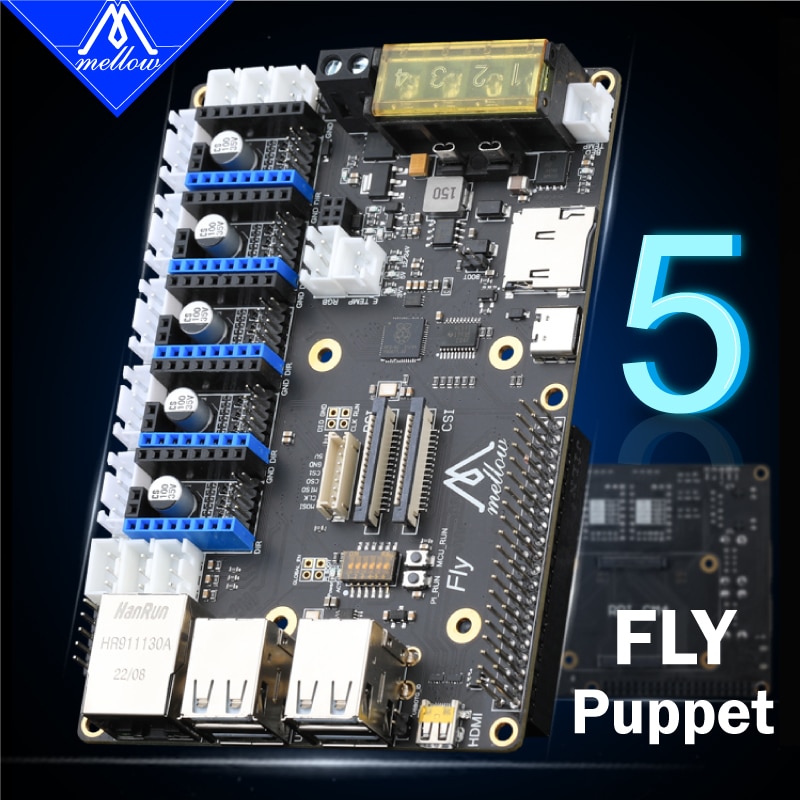 Mellow FLY-Puppet Board Rp2040 5 Axis With Klipper Firmware For CM4 ...